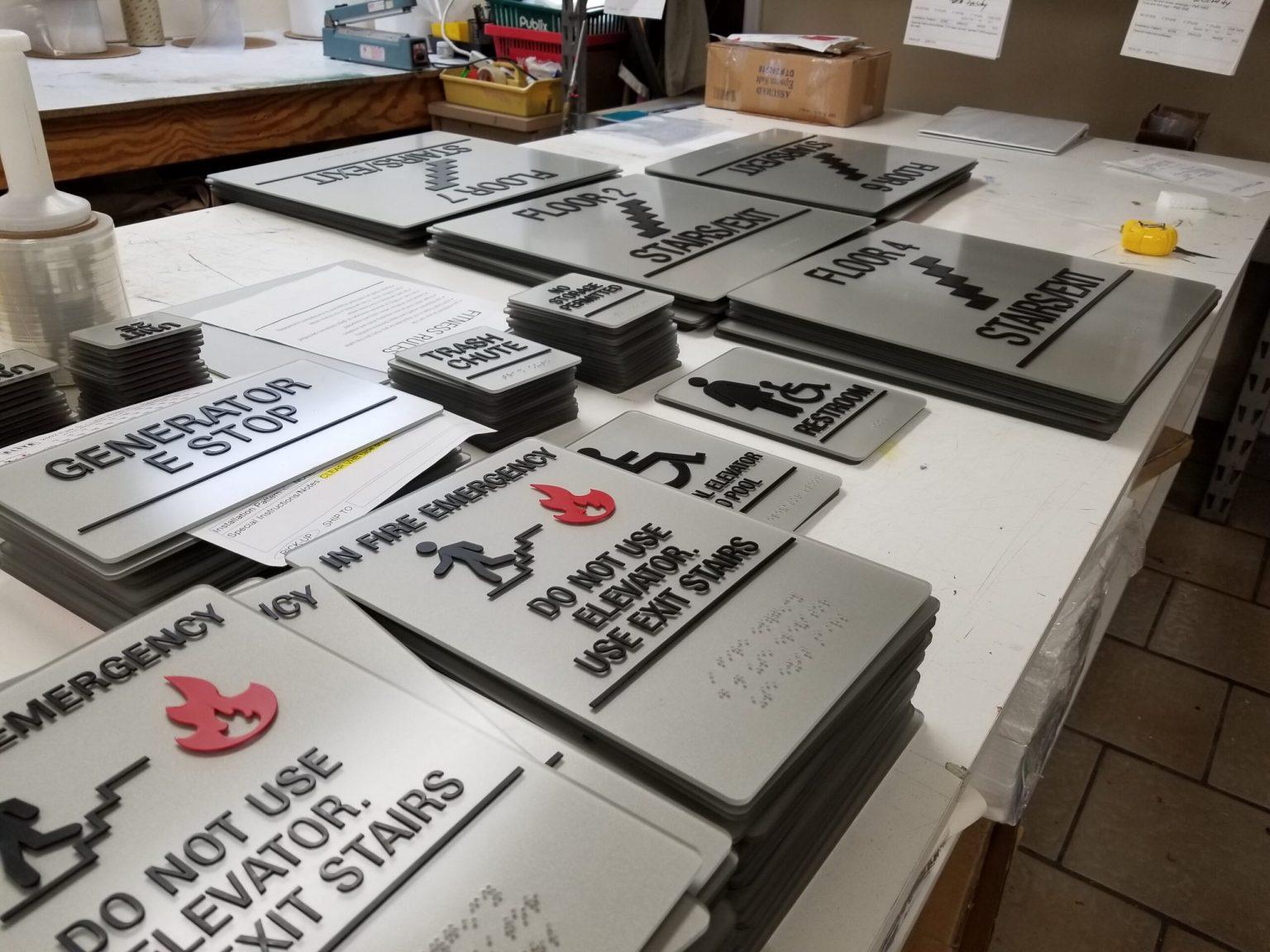 Sign Criteria for ADA Compliant Signs [Wholesale Manufacturer]